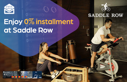 Enjoy 0% installment at Saddle Row