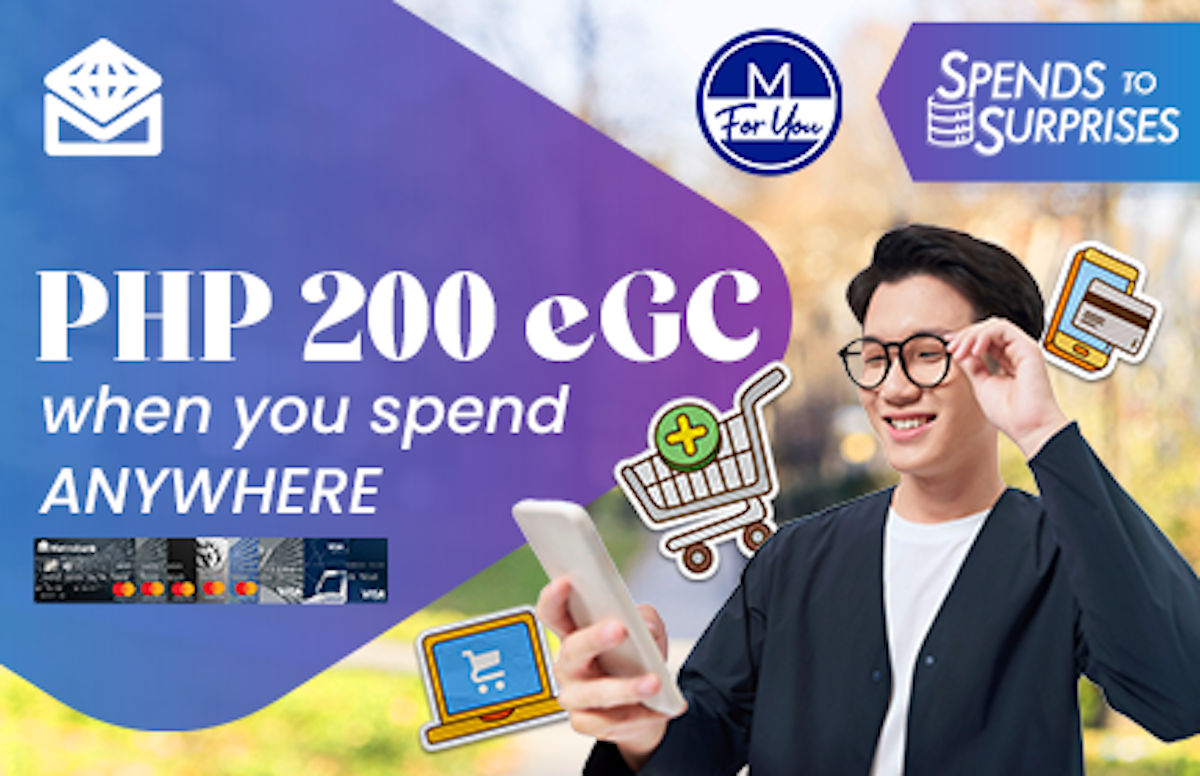 Spends to Surprises: PHP 200 eGC