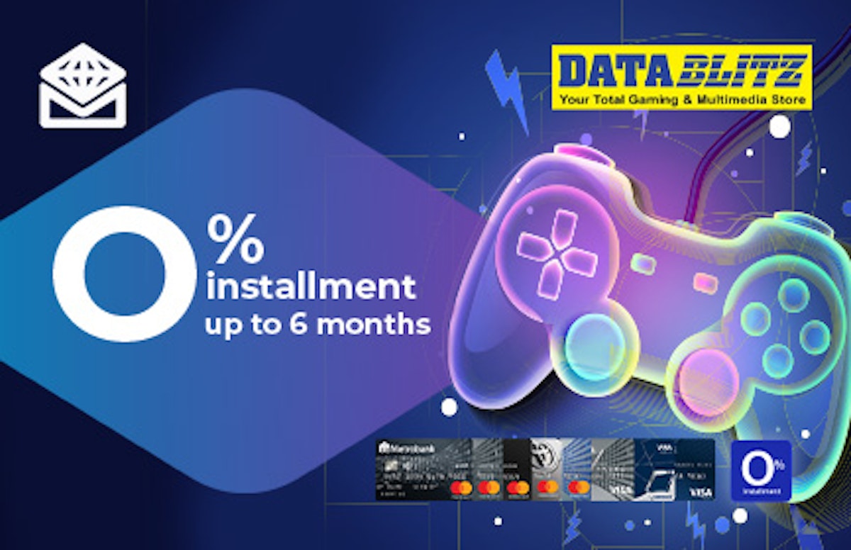 Avail 0% installment at Datablitz