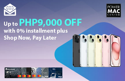 Up to PHP 9,000 OFF at Power Mac Center
