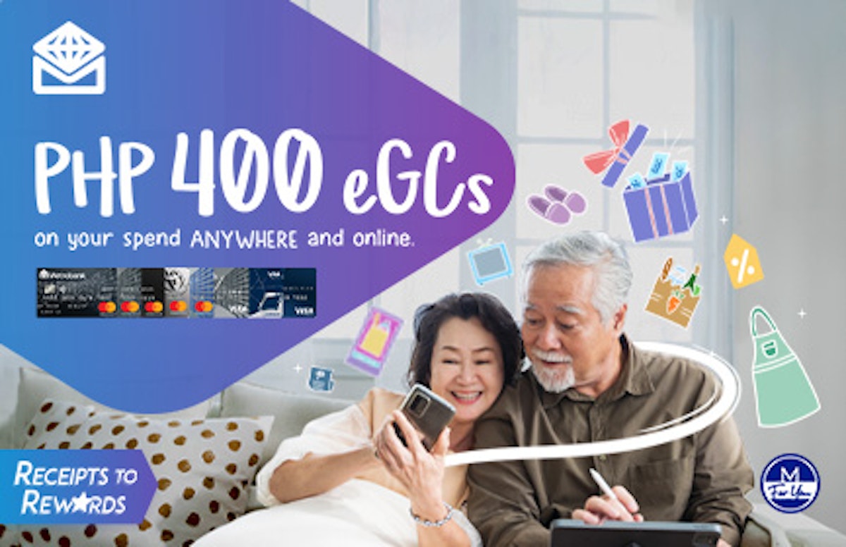 2024 Receipts to Rewards: PHP 400 eGCs