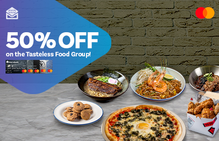 50% OFF at Tasteless Food Group