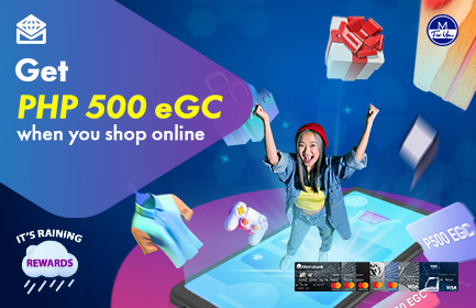 It's Raining Rewards: PHP 500 eGC
