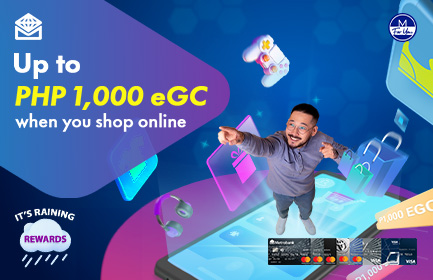 It's Raining Rewards: Up to PHP 1,000 eGC