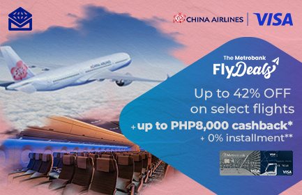 Up to 42% OFF on select China Airlines flights