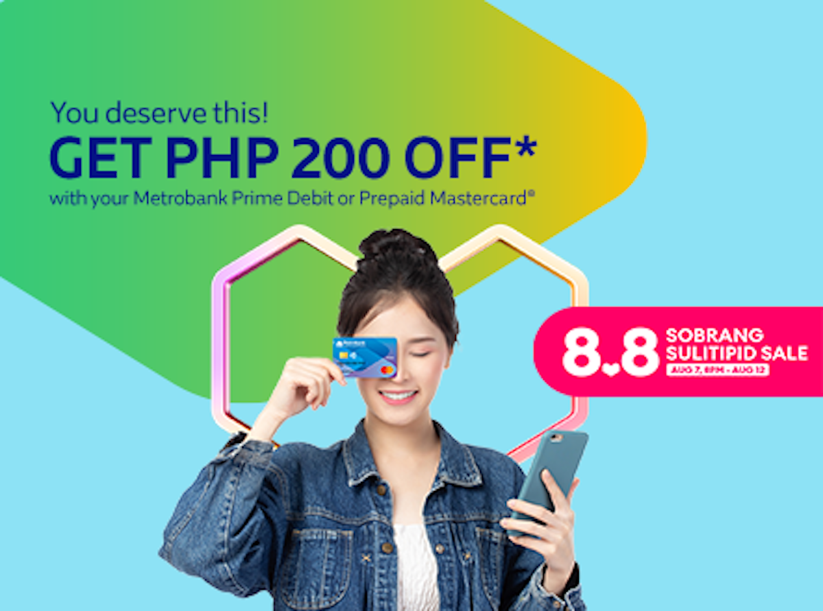 Get PHP 200 OFF on Lazada