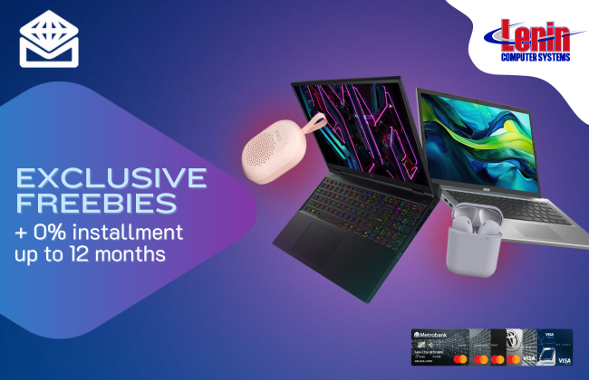 Exclusive Freebies at 0% installment