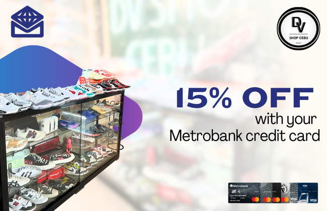 Get 15% OFF at DV Shop Cebu