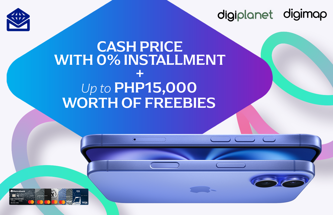 Get the iPhone 16 at Digimap and Digiplanet