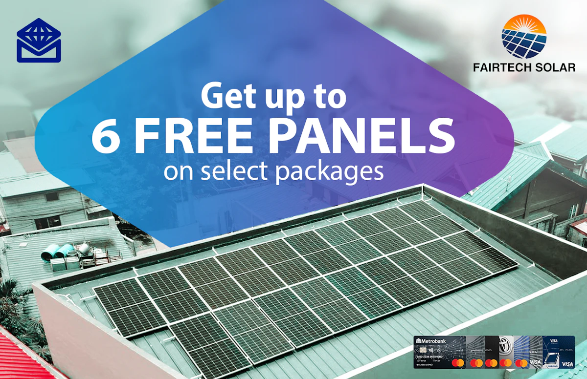 Get up to 6 Free Panels from Fairtech Solar