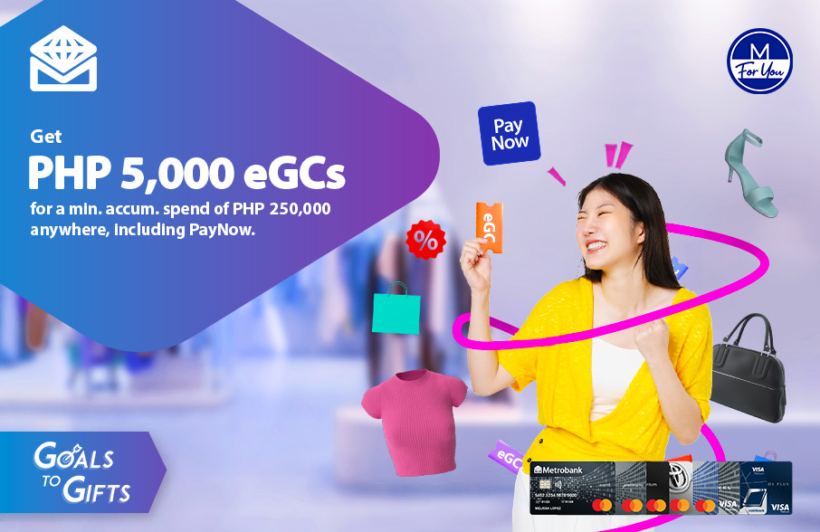 Goals to Gifts: PHP 5,000 eGCs