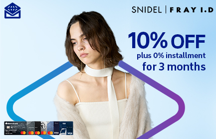 Get 10% OFF at Snidel and FRAY I.D | Metrobank