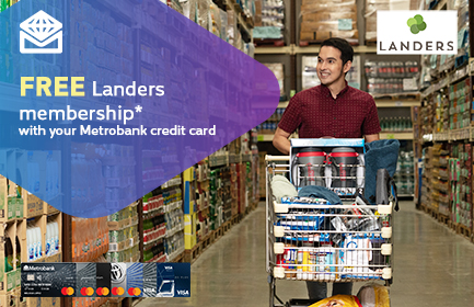 FREE Landers membership | Metrobank