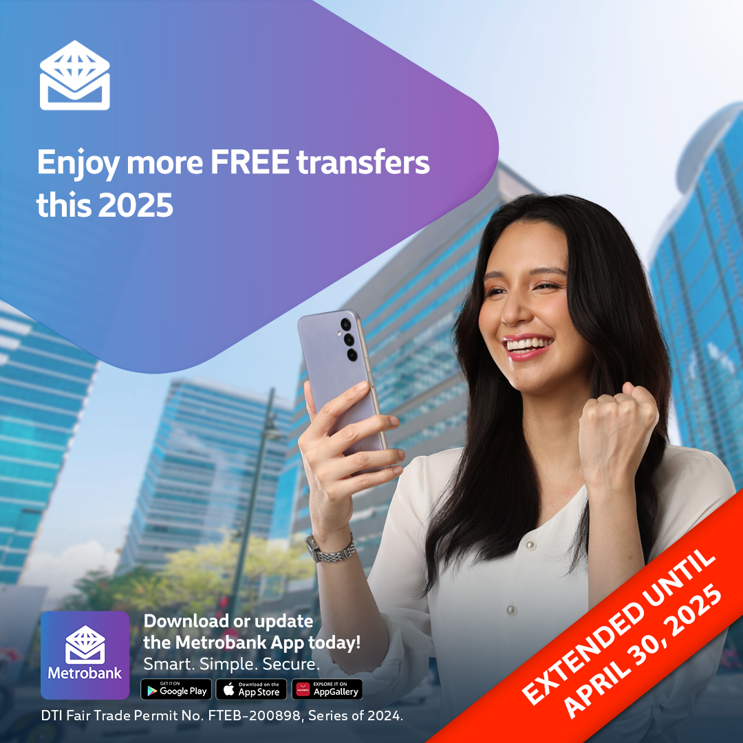 Enjoy waived InstaPay fees on the Metrobank App | Metrobank