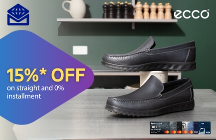 15% OFF at ECCO | Metrobank