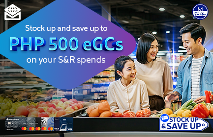 Stock Up and Save Up: S&R | Metrobank