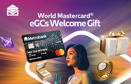 World Mastercard Welcome eGift 2025 | Metrobank