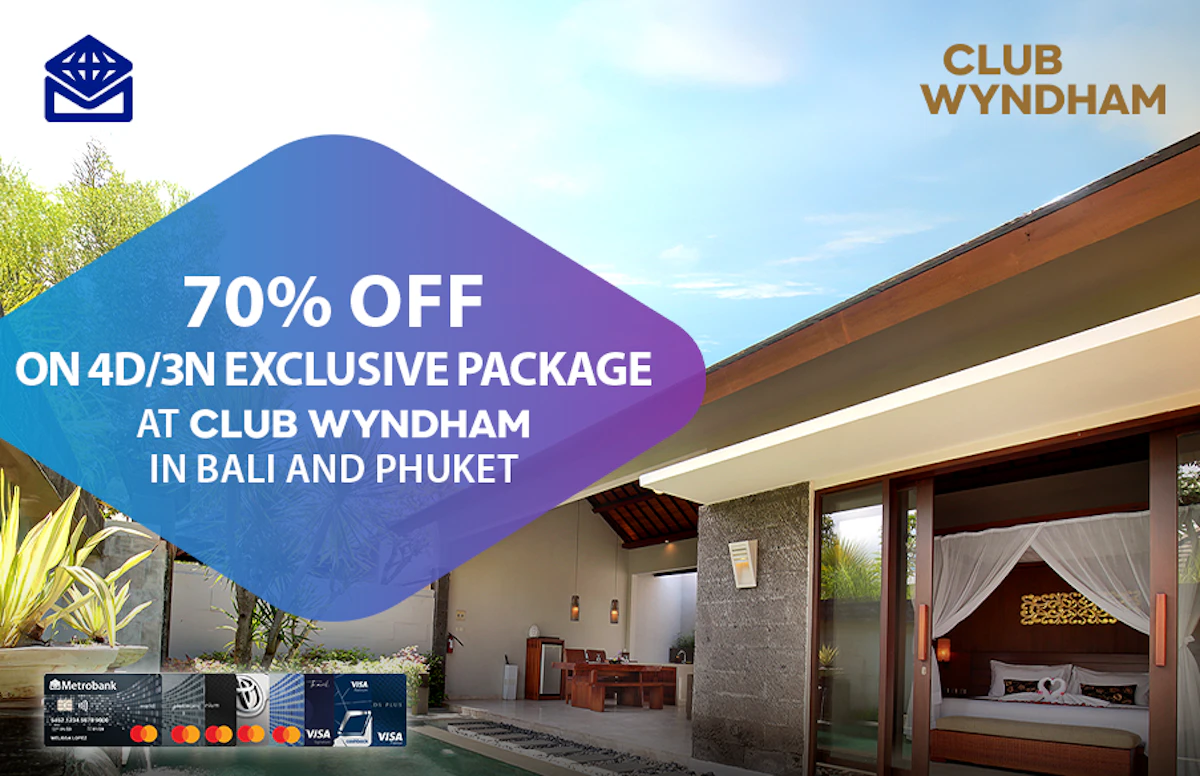 Enjoy 4D/3N stay at Club Wyndham Resorts
